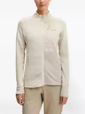 VIKING Birger Zip-up Ribbed Jacket - Neutrals