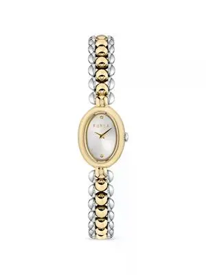 Furla Oval Case 24mm Watch - Silver