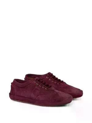 Marsèll Suede Lace-up Sneakers - Red