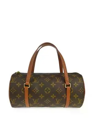 LOUIS VUITTON 1996 Monogram Papillon 26 Tote Bag - Brown
