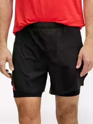 LA SPORTIVA Flow 5 Logo-print Layered Shorts