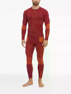 X-BIONIC Panelled Logo-print Ski Pants - Red