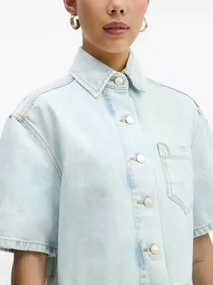 VICOLO Cropped Short-sleeve Shirt
