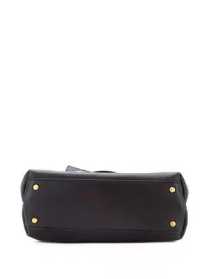 Bottega Veneta Leather Top Handle Satchel - Brown