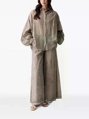 HAVEONE Elasticated Palazzo Pants - Neutrals