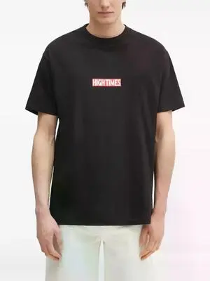 WACKO MARIA High Times Logo-print T-shirt - Black