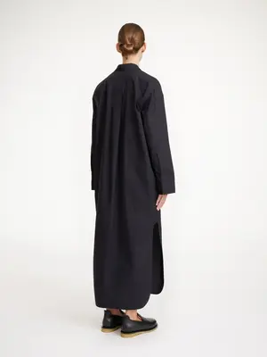 BY MALENE BIRGER Perros Organic Cotton Maxi Shirt Dress