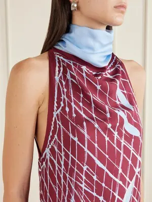 Altuzarra Moonlight Printed Silk Maxi Dress