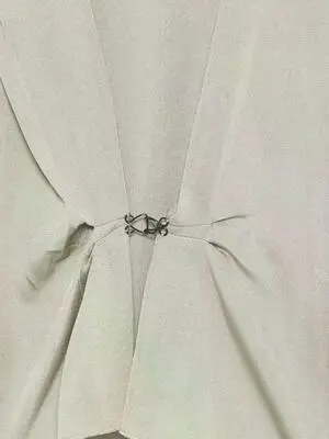 LANVIN 2004 Draped Hook-fastening Blouse