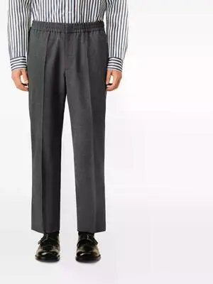 AMI Paris Elasticated-waist Wool Trousers