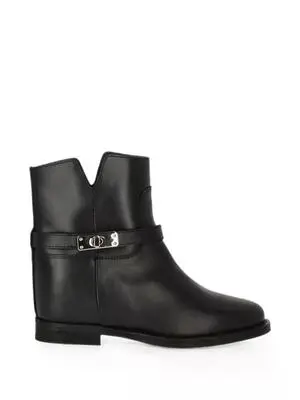 VIA ROMA 15 Turn-lock Strap Ankle Boots