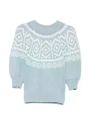 Altuzarra Howard Fair Isle-knit - Blue