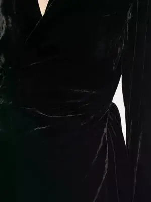 Rick Owens Velvet Wrap Blouse