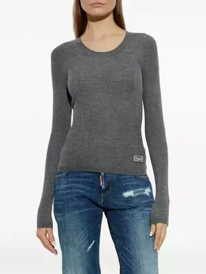 Dsquared2 Ribbed-knit Wool Sweater