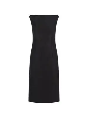 Balenciaga Off-shoulder Midi Dress