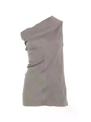 Rick Owens One-shoulder Top - Grey