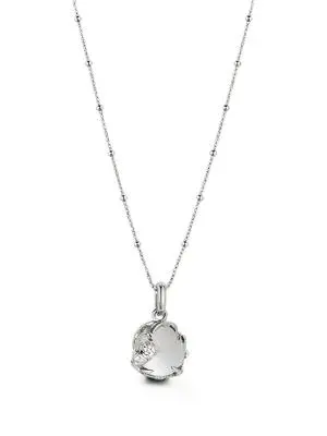 VELORA VIE Moonseed Pendant Necklace - Silver