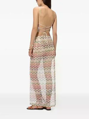 Missoni Long Pareo Skirt With Print