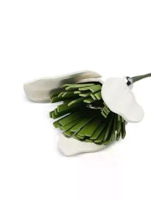 JW Anderson Flower-pendant Leather Keyring
