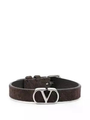 Valentino Garavani Vlogo-plaque Bracelet - Silver
