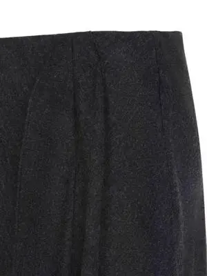 Giorgio Armani Draped Wool Maxi Skirt