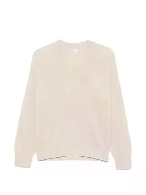 Brunello Cucinelli V-neck Sweater - Neutrals