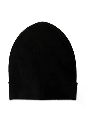 Rick Owens Ribbed-knit Beanie Hat - Black