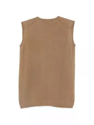 LANVIN 2004 Pointelle-knit Vest