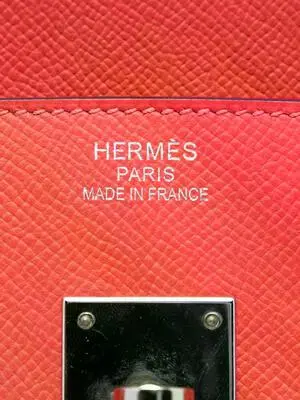 Hermès 2017 35 Birkin Retourne Epsom Tote Bag - Red