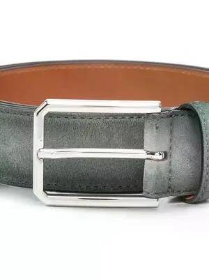 Santoni Suede Buckle-fastening Belt
