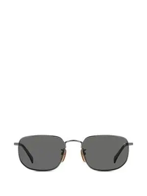 DB EYEWEAR BY DAVID BECKHAM Rectangle-frame Sunglasses - Silver