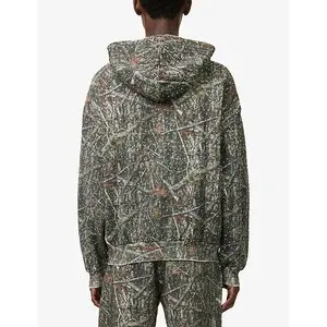 GODMADE Rhinestone Cotton Hoodie