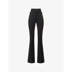 Rick Owens Bolan Flared-leg Wool-blend Trousers
