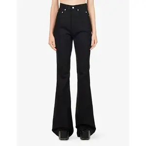 Rick Owens Bolan Flared-leg Wool-blend Trousers