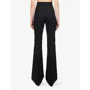 Rick Owens Bolan Flared-leg Wool-blend Trousers