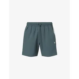 Vuori Crosscourt Pro Logo-print Woven Shorts - Hemlock