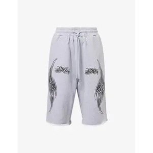 GODMADE Vivid Logo-print Cotton Shorts