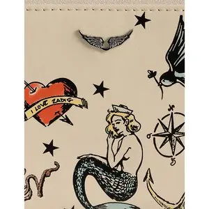 Zadig&Voltaire Mini Zv Tattoo Leather Purse