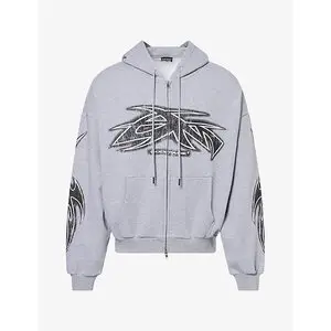 GODMADE Vivid Logo-print Cotton Hoodie