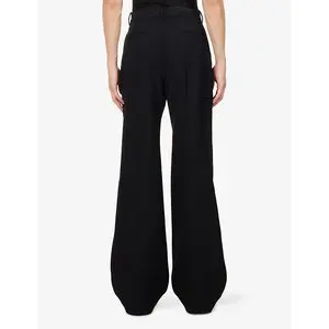 Rick Owens Wide-leg Work Wool Trousers