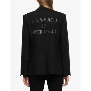 Zadig&Voltaire Vavy Embellished Woven Blazer