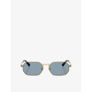 Versace Ve2297 Irregular-frame Metal Sunglasses