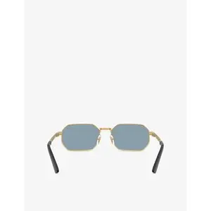 Versace Ve2297 Irregular-frame Metal Sunglasses