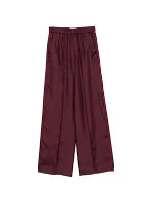 F.R.S FOR RESTLESS SLEEPERS Silk Wide-leg Trousers - Red