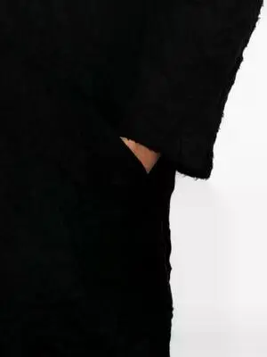 D HYGEN Crinkled-effect Coat