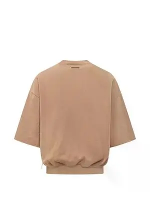 Fear Of God 3/4-sleeve Crew-neck Top With Graphic Detail