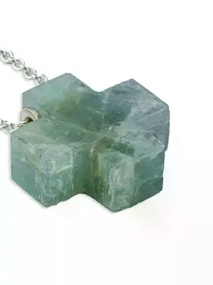 PARTS OF FOUR Sterling Mini Plus Necklace With Aquamarine Pendant