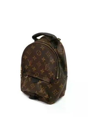LOUIS VUITTON Mini Palm Springs Backpack In Monogram Canvas - Brown