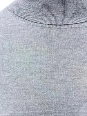 Aspesi Roll-neck Ribbed-trim Fine-knit Top