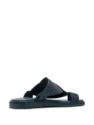 FORSA Intrecciato Suede-panel Sandals